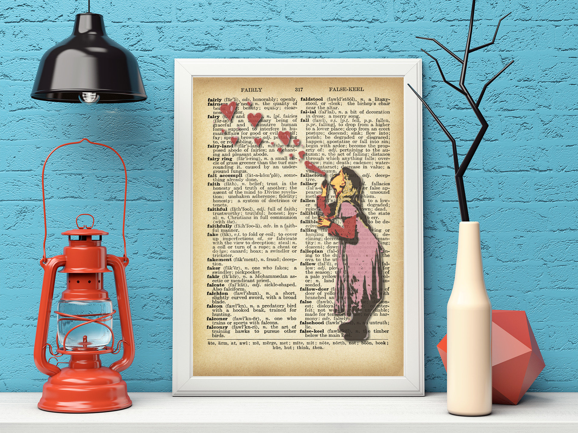 Vintage Dictionary Art Prints – Etsy - Word Art Prints