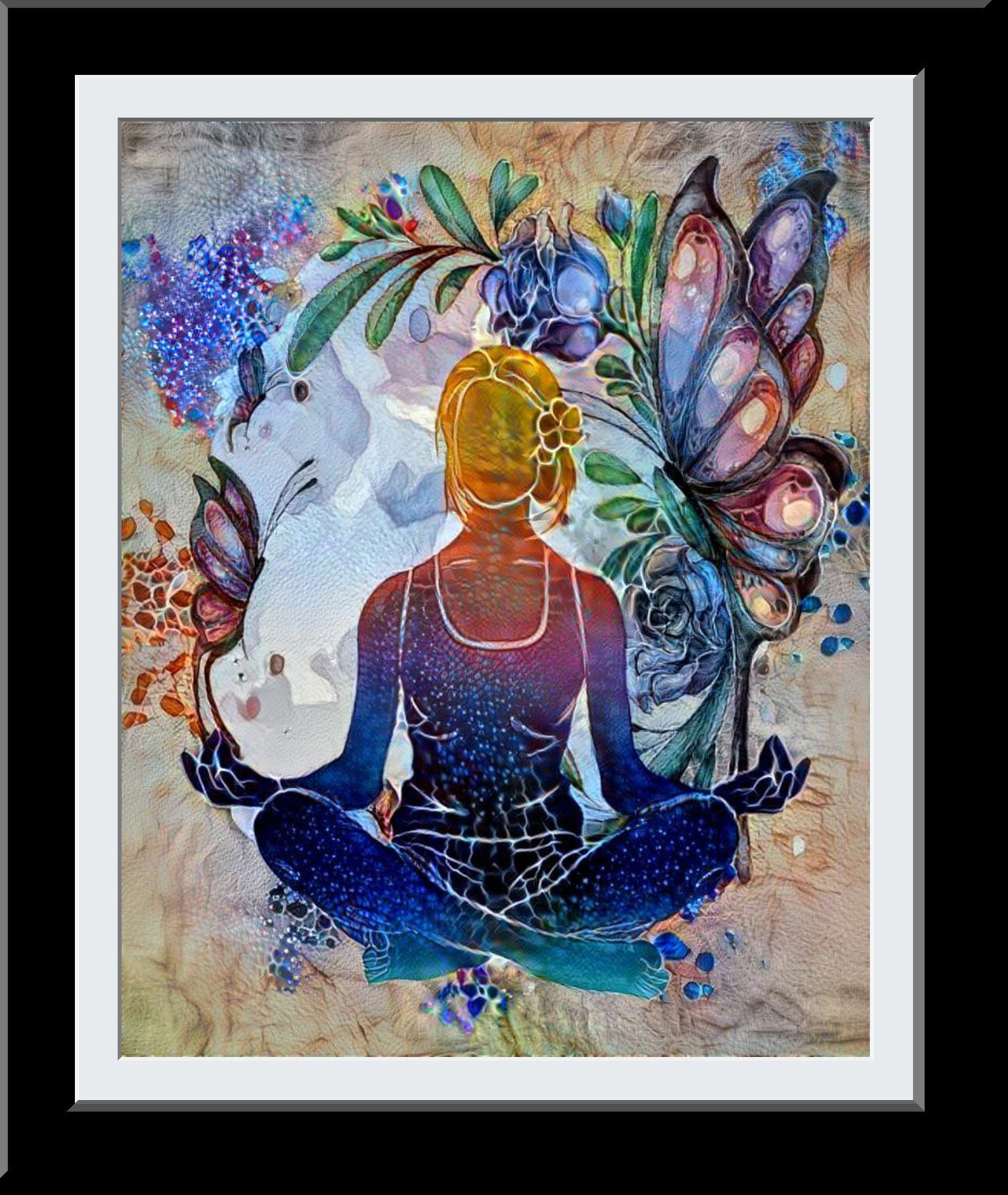 Yoga Art, Yogi, Yoga Poster, Yoga Pose, Yoga Print, Yoga Woman ...