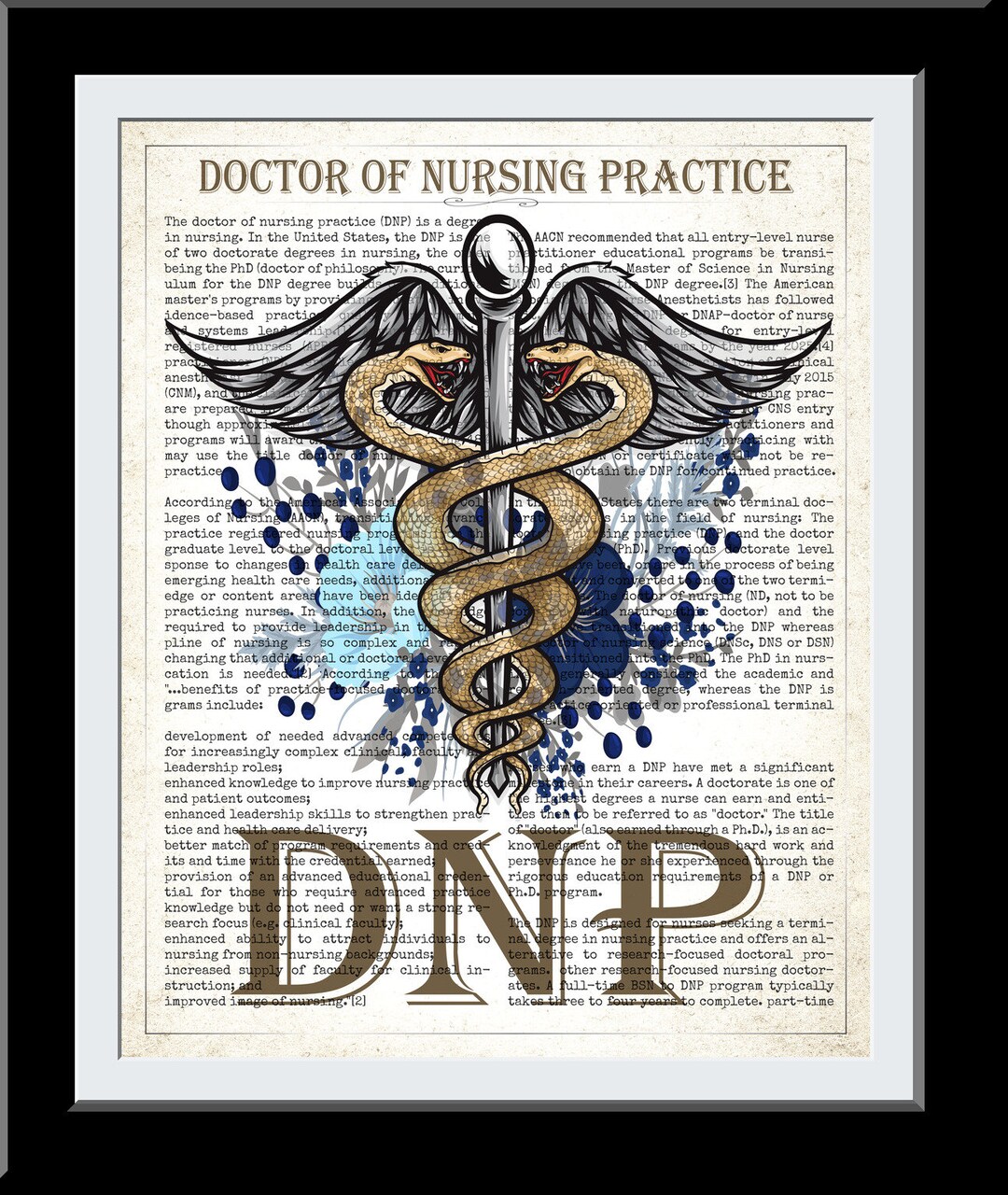 DNP Gift, Doctor of Nursing Practice Print, DNP Graduation Gift, DNP ...