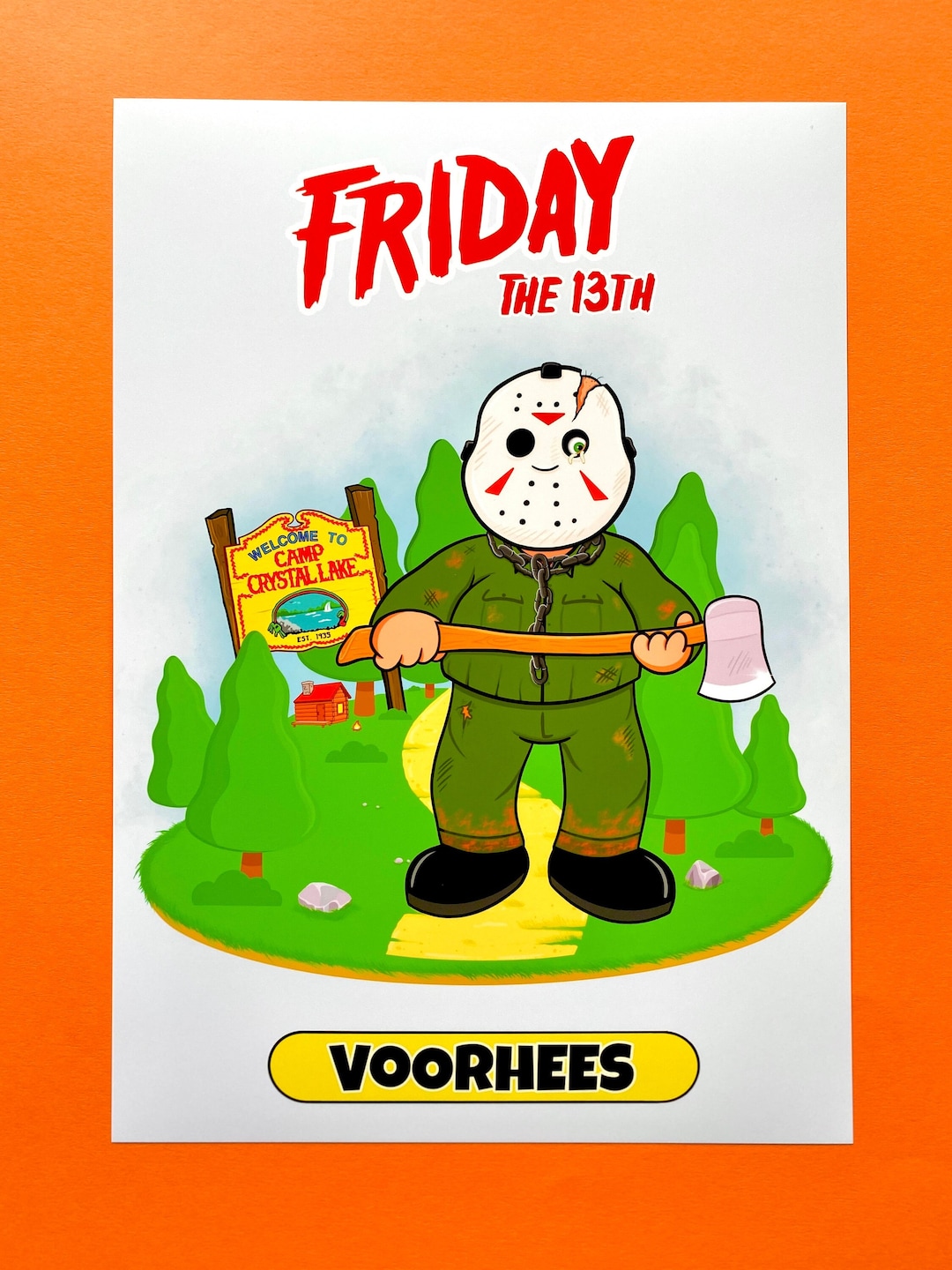 Jason Voorhees A4 Art Print - Etsy