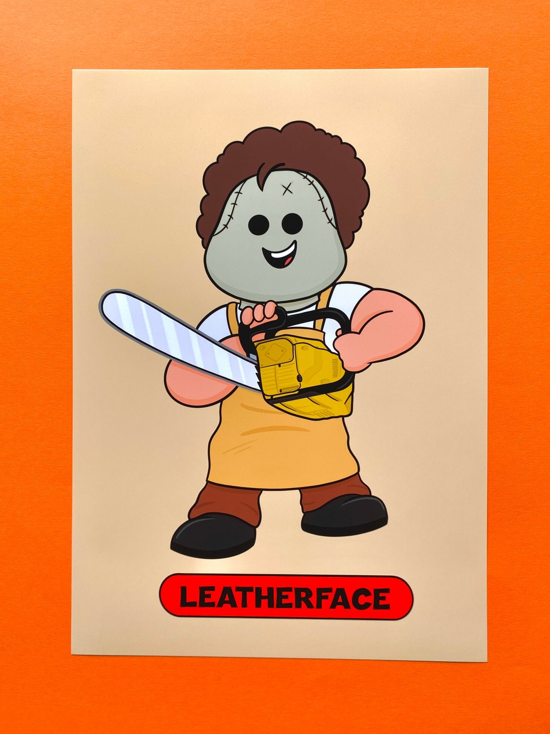 Leatherface A4 Art Print - Etsy