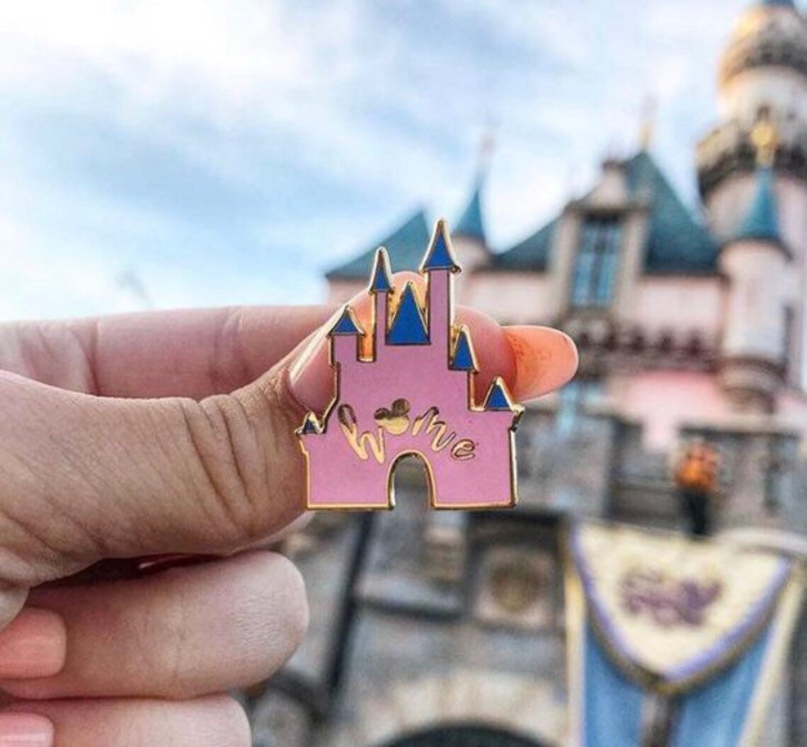 Disney Castle Pin Disney Home Castle Pin Sleeping Beauty - Etsy