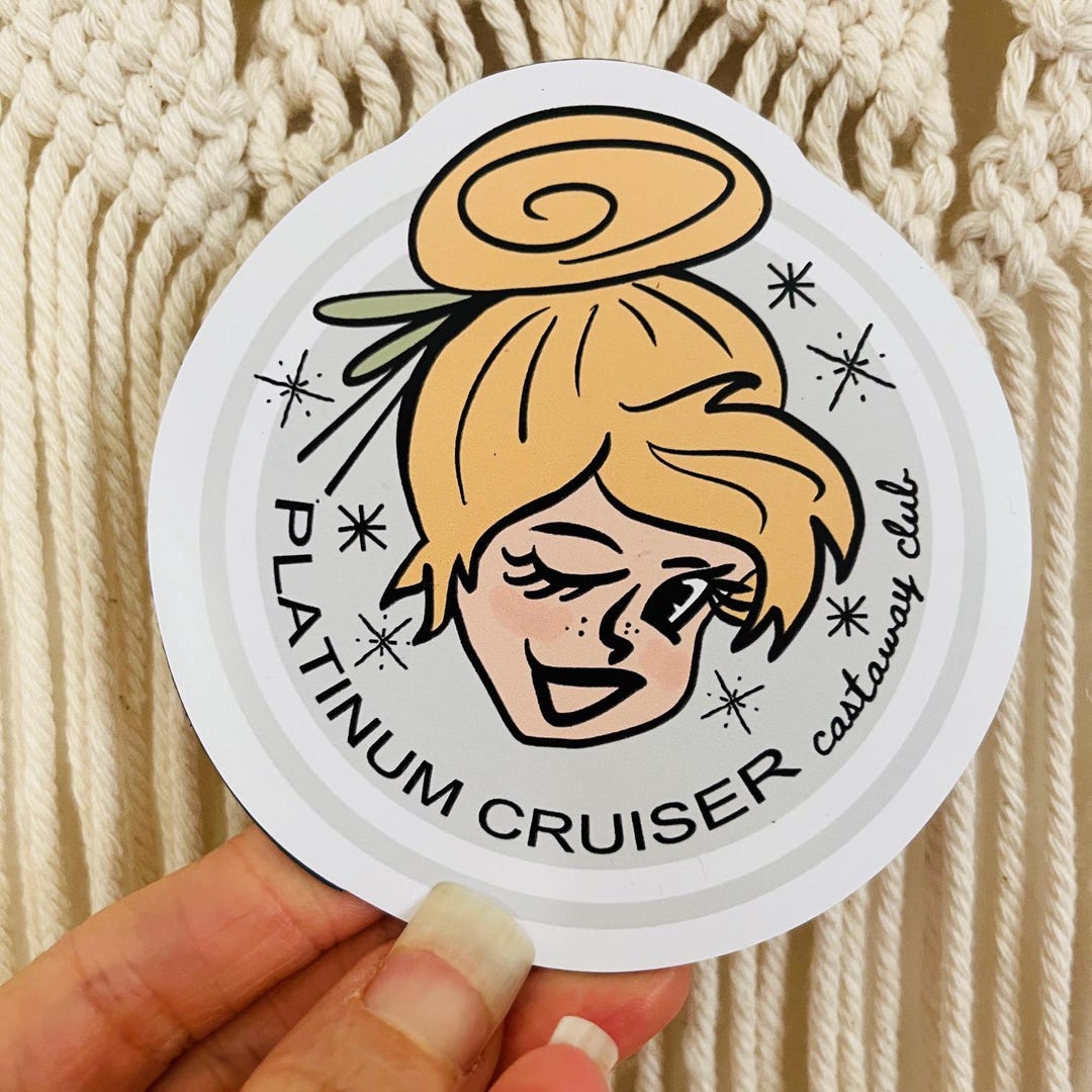 Castaway Club Magnet Disney Cruise PLATINUM - Tinkerbell Disney Cruise ...
