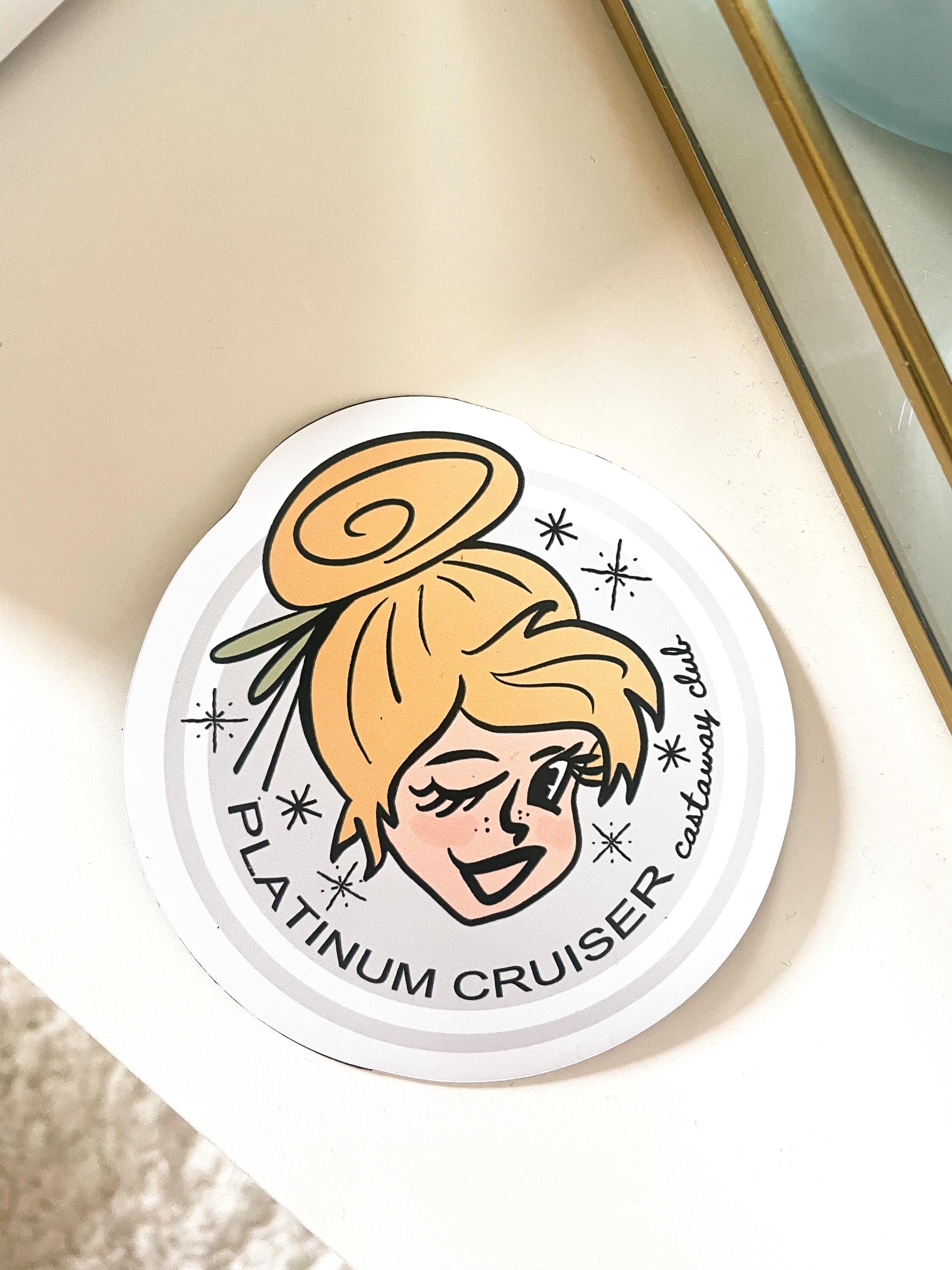 Castaway Club Magnet Disney Cruise PLATINUM - Tinkerbell Disney Cruise ...