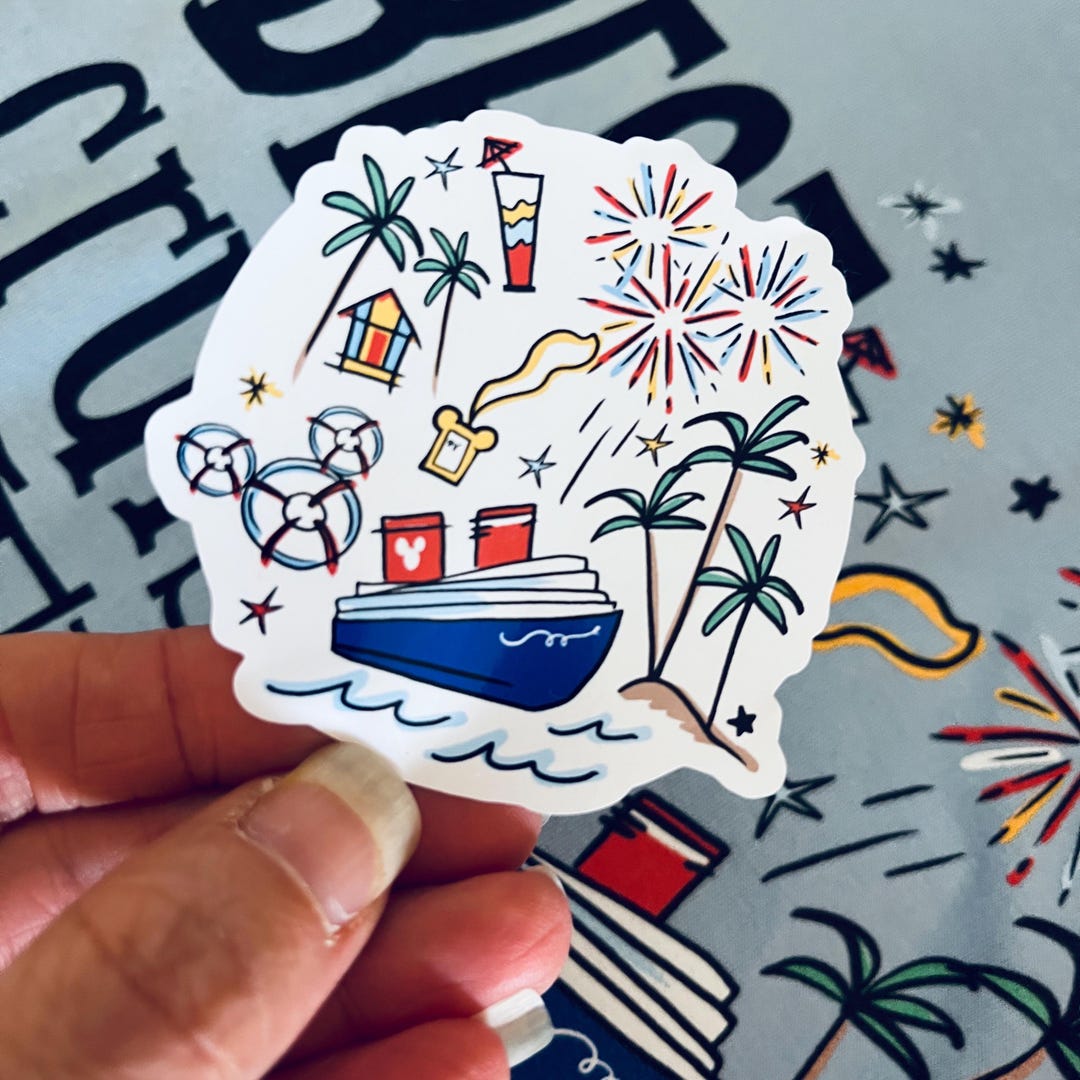 Disney Cruise Ship Sticker Best Cruise Ever Vinyl Sticker for Water ...