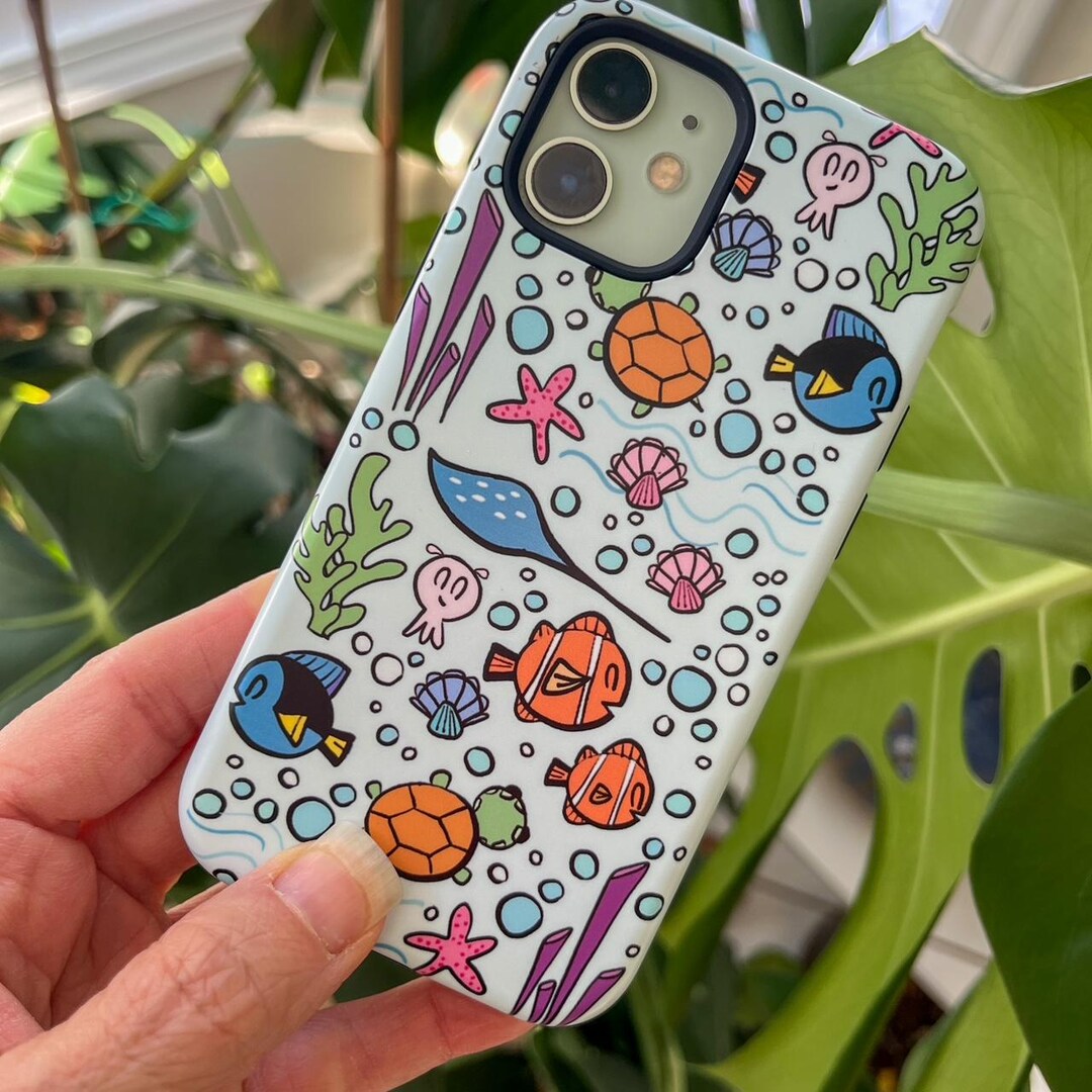 Finding Nemo iPhone Case Disney Phone Case Fish Ocean Disney Tough Case ...