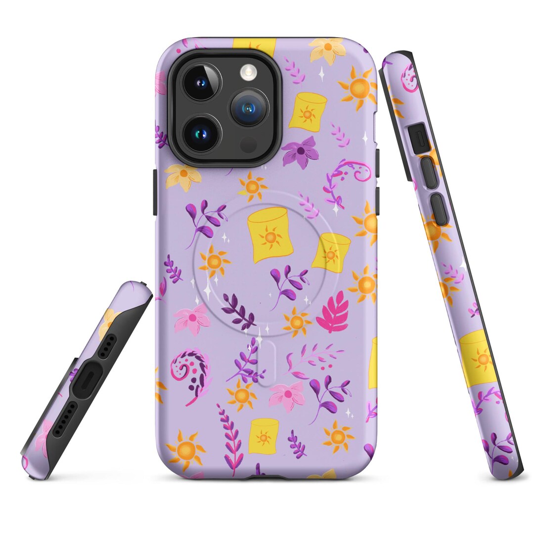 Disney Magsafe Tangled Purple iPhone Case Floating Lanterns Disney ...