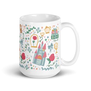 Belle Beauty and the Beast Mug Disney Princess Belle Mug - Etsy