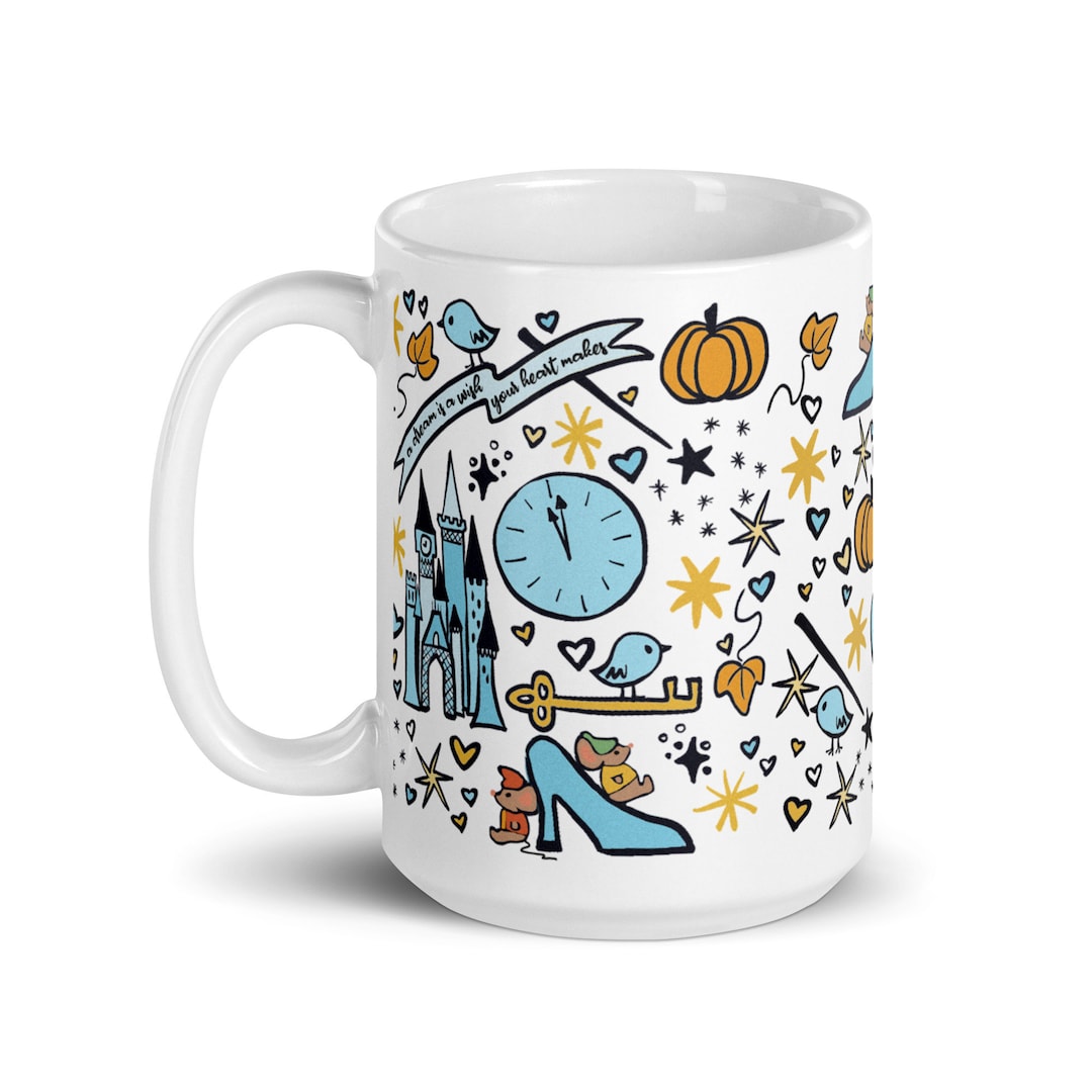 Cinderella Mug Disney Mug Disney Princess Cinderella Mug - Etsy
