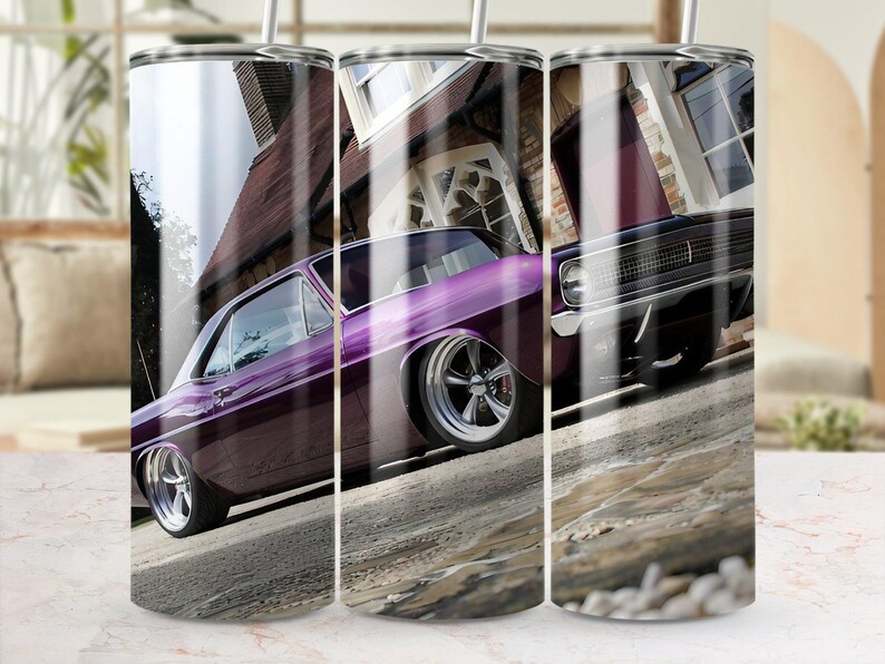 Custom 1964 Pontiac GTO Sublimation Tumbler Designs, Straight & Tapered ...