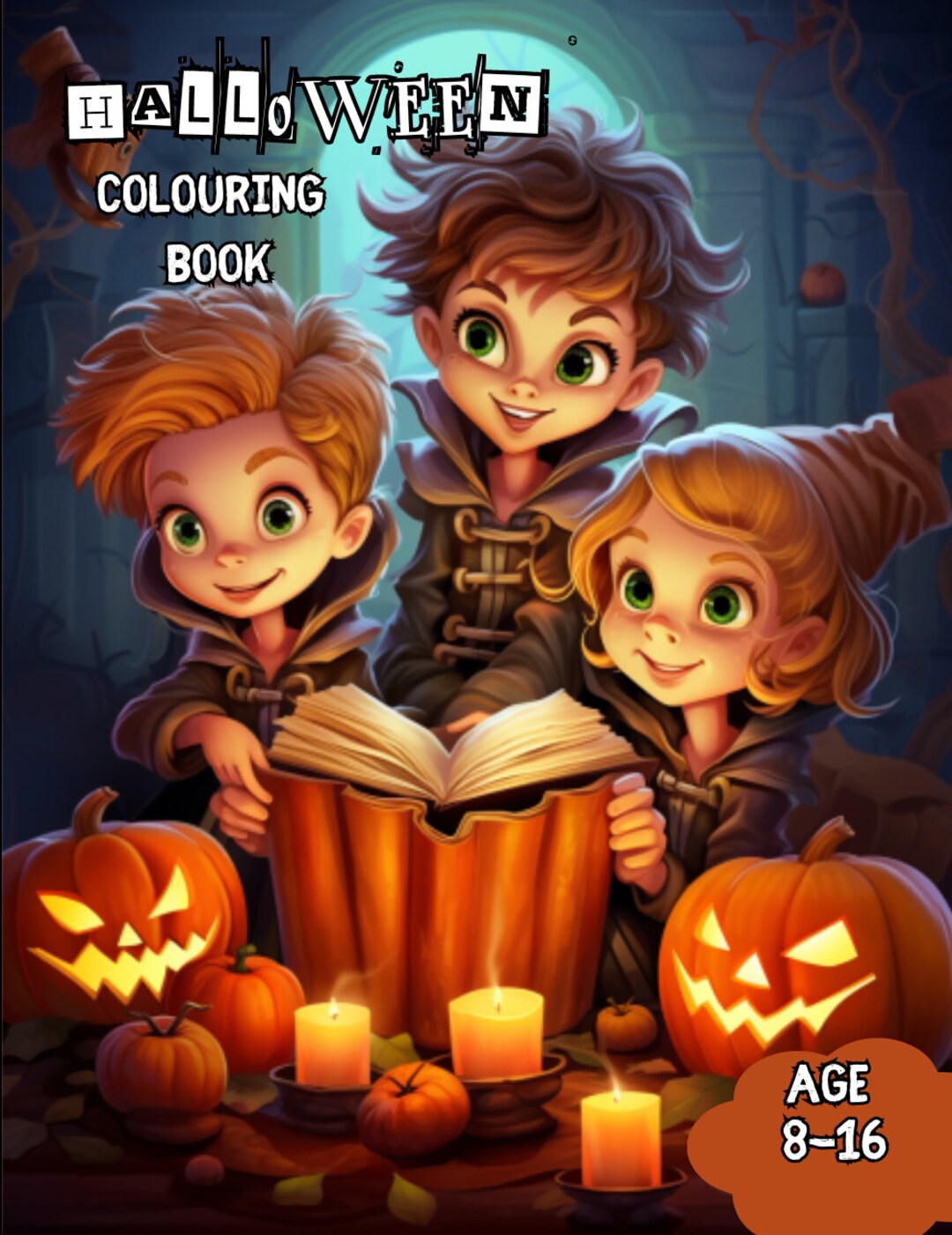 Halloween Kids Coloring 40 Pagers - Etsy