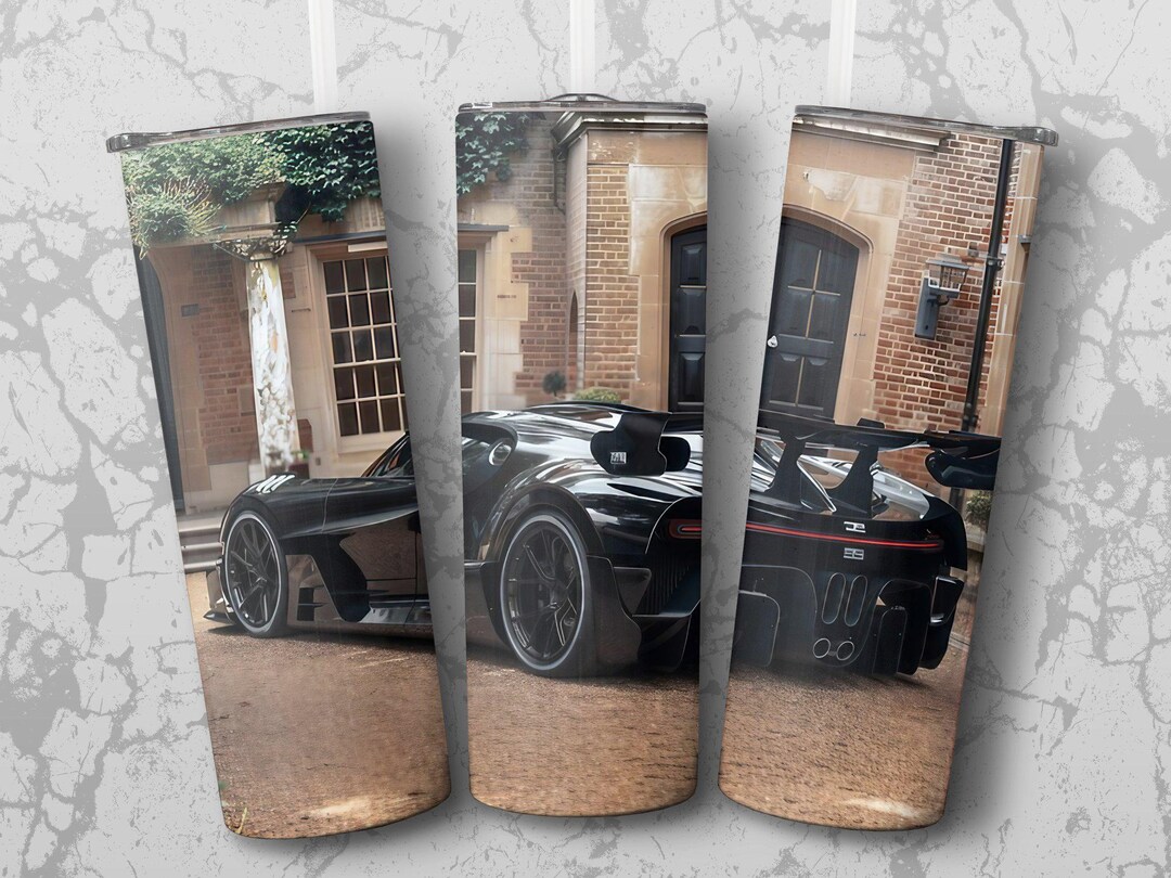 Bugatti Bolide Sublimation Tumbler Designs, Straight & Tapered Tumbler ...