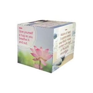 Visual Mindful Meditation Grounding Cube - Mindfulness Cube for ...