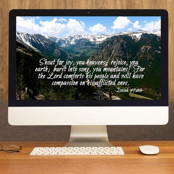 Computer Wallpaper DIGITAL SCREENSAVER Inspirational Quote | Etsy