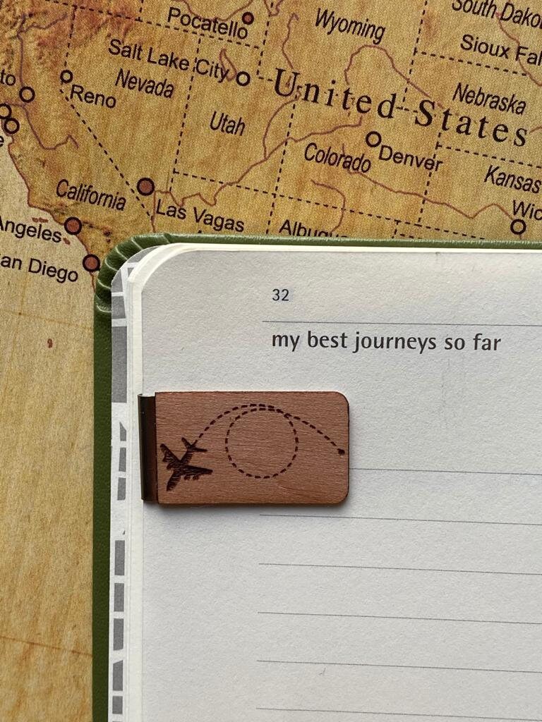 Travellers Bookmark - Traveller - Wanderlust - Passport - Discover the ...