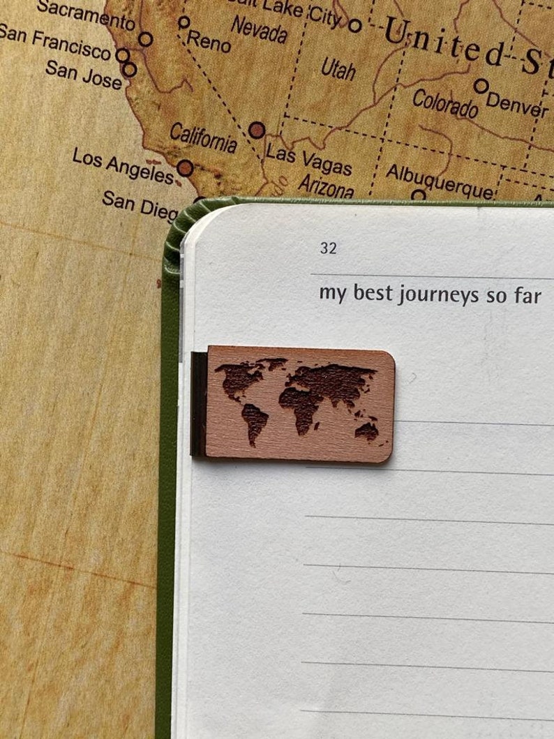 Travellers Bookmark - Traveller - Wanderlust - Passport - Discover the ...