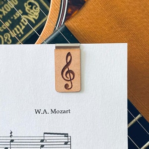 Musical Bookmarks - Music Note Bookmarks - Great Gift - Treble Clef ...