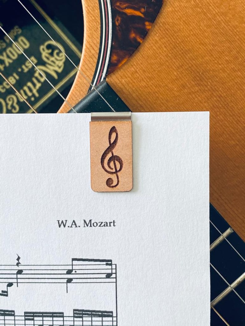 Musical Bookmarks Music Note Bookmarks Great Gift Treble | Etsy