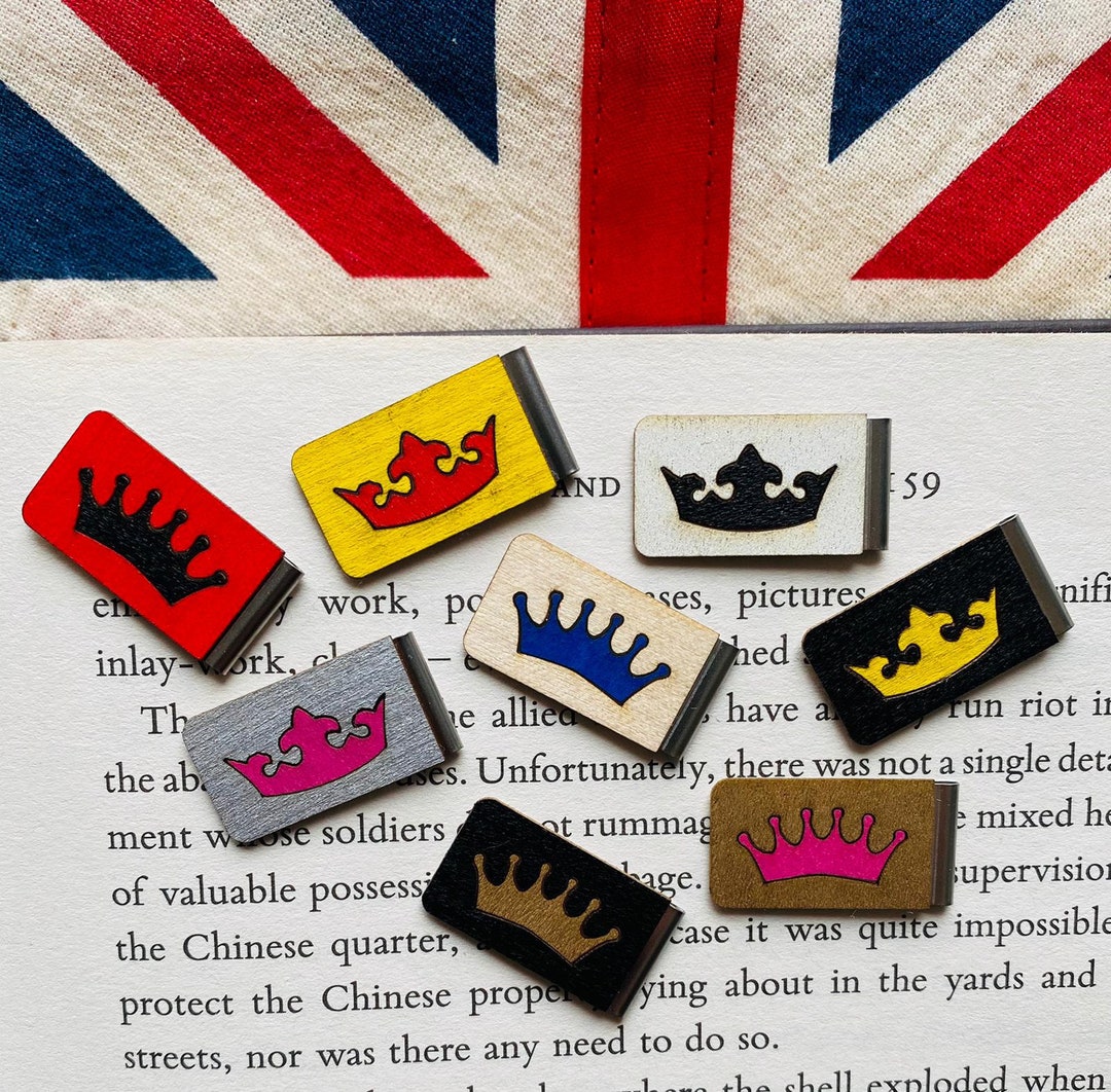 Crown Bookmark - Royal Family - Queen - King - Prince - Princess ...