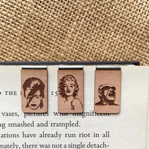 Singer Bookmarks Bob Marley Bowie Elvis Marilyn Monroe Ray Charles ...