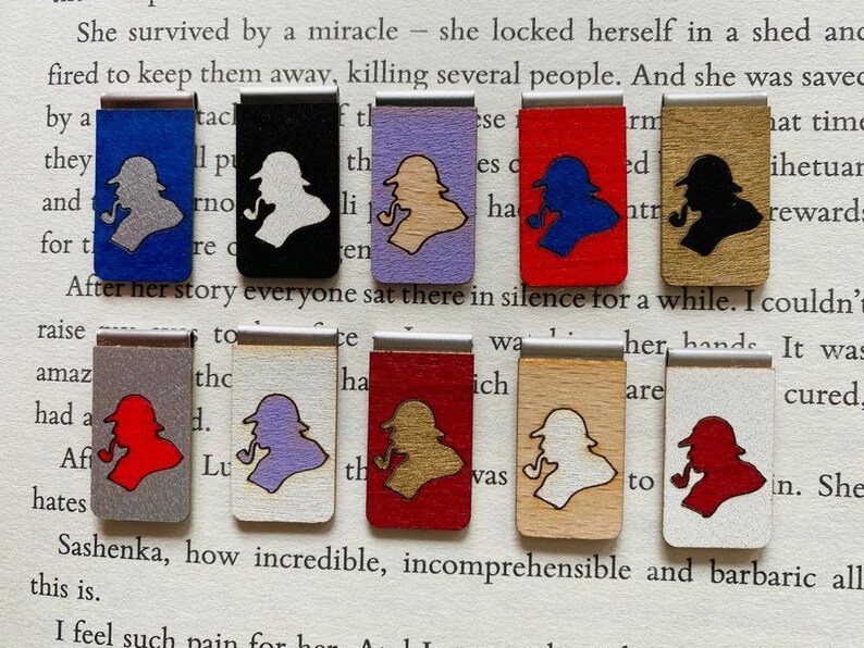 Sherlock Holmes Bookmark - Sherlock - Private Detective - Baker Street ...