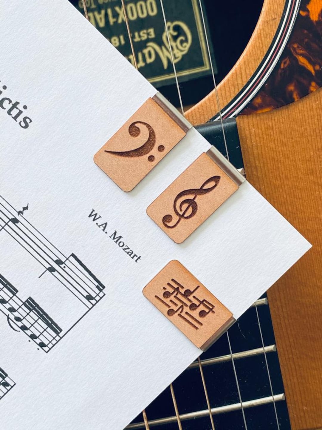 Musical Bookmarks - Music Note Bookmarks - Great Gift - Treble Clef ...