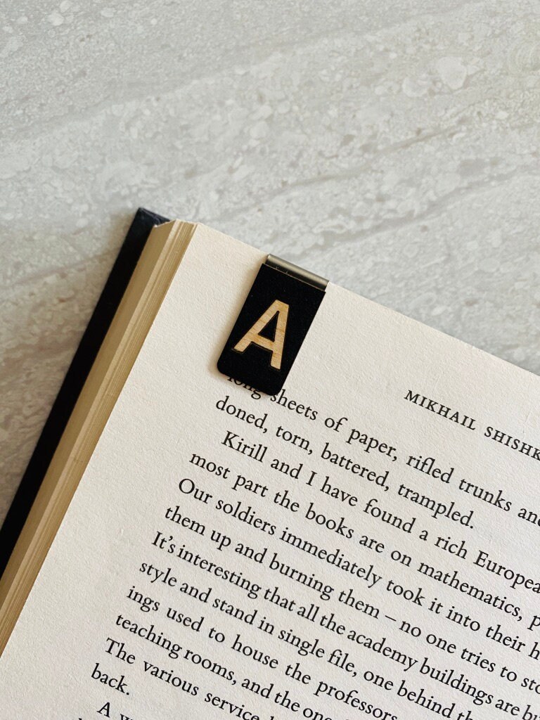 Alphabet and Initial Bookmarks Handmade Bookmarks Great | Etsy