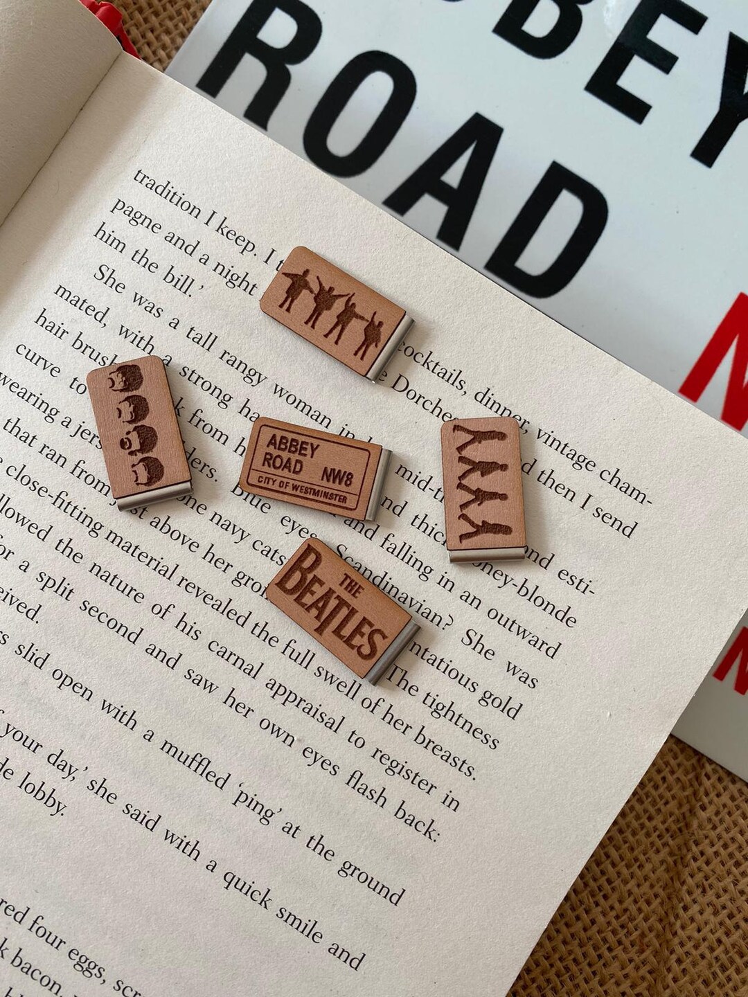 Beatles Bookmark - Abbey Road - Zebra Crossing - Liverpool - John ...