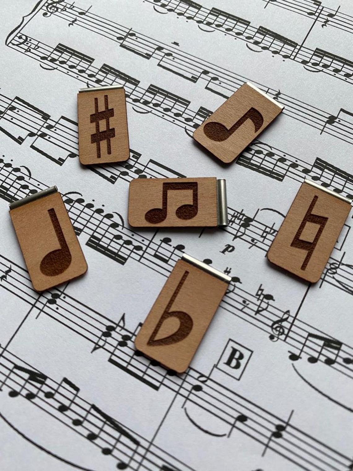 Musical Bookmarks Music Note Bookmarks Great Gift | Etsy