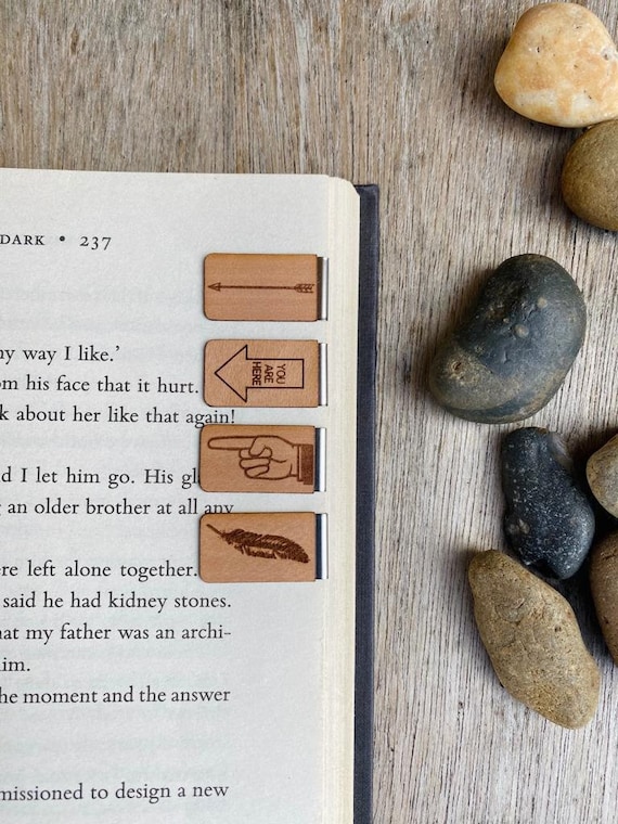 Slide on Pointer Bookmarks Line Indicator Bookmarks | Etsy