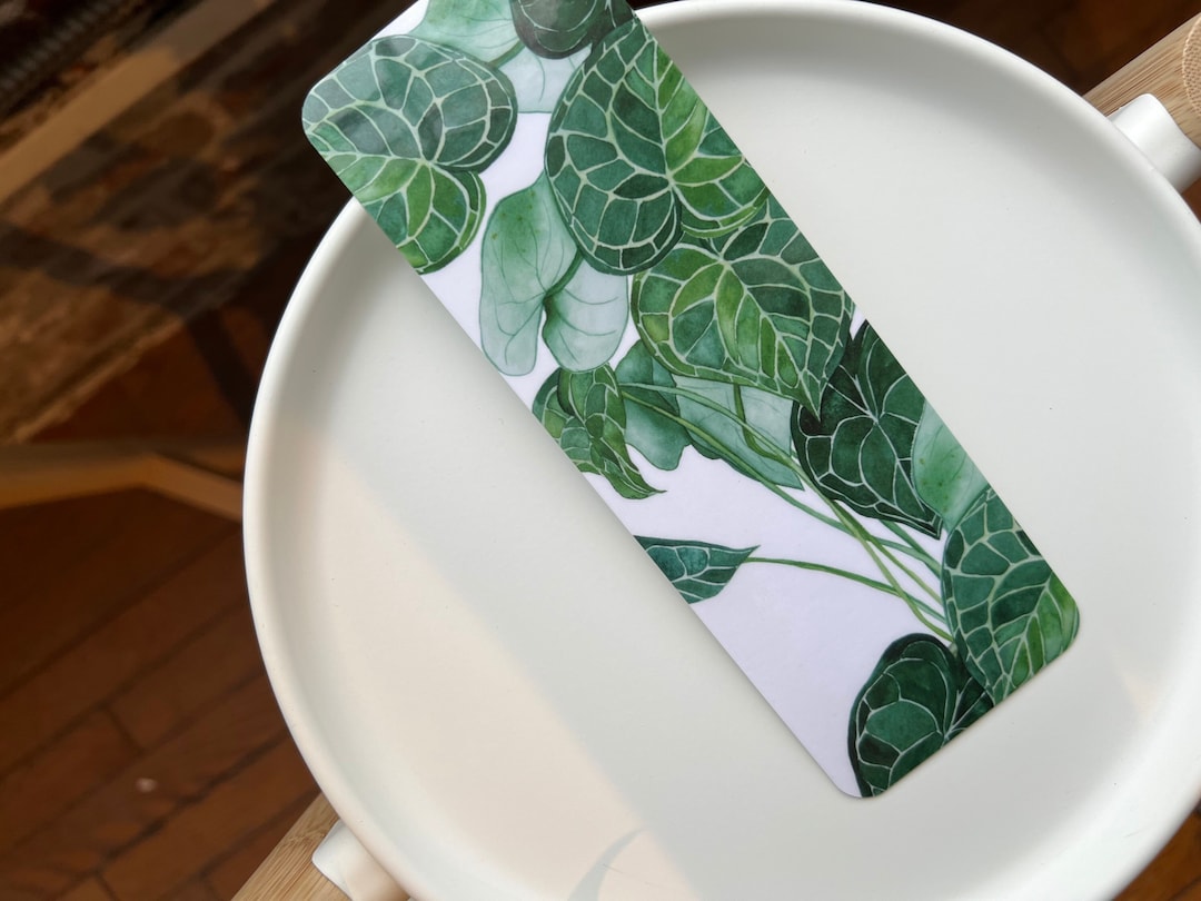 Potted Plant Bookmark, Plants Bookmark, Botanical Bookmark, Handmade ...
