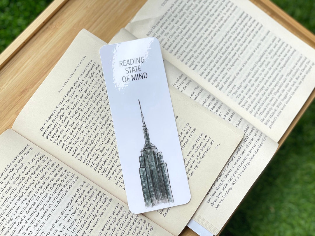 Empire State Building Bookmark: NYC Watercolor Art - Etsy