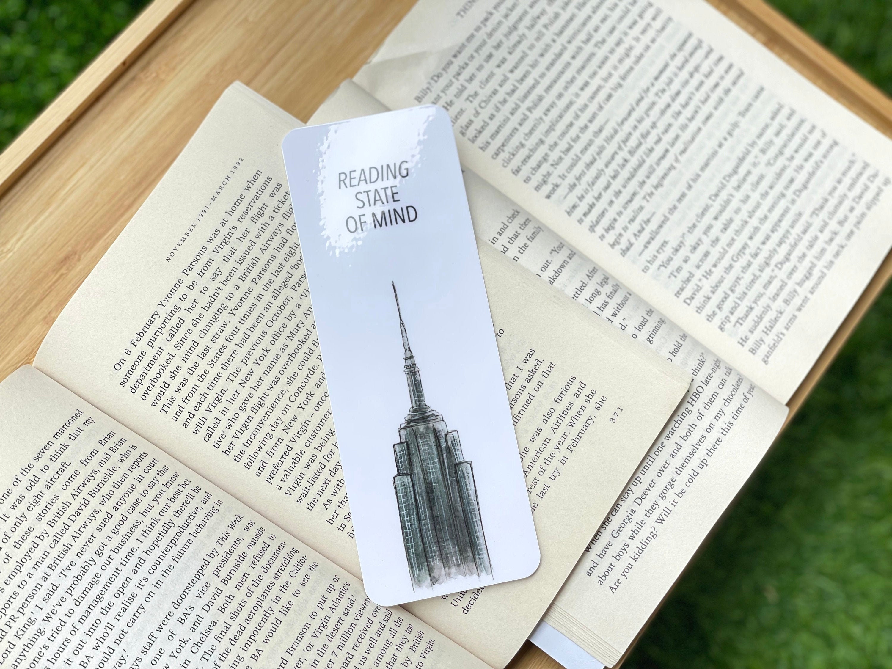 Empire State Building Bookmark, Funny Quote Bookmark, NYC Quote ...