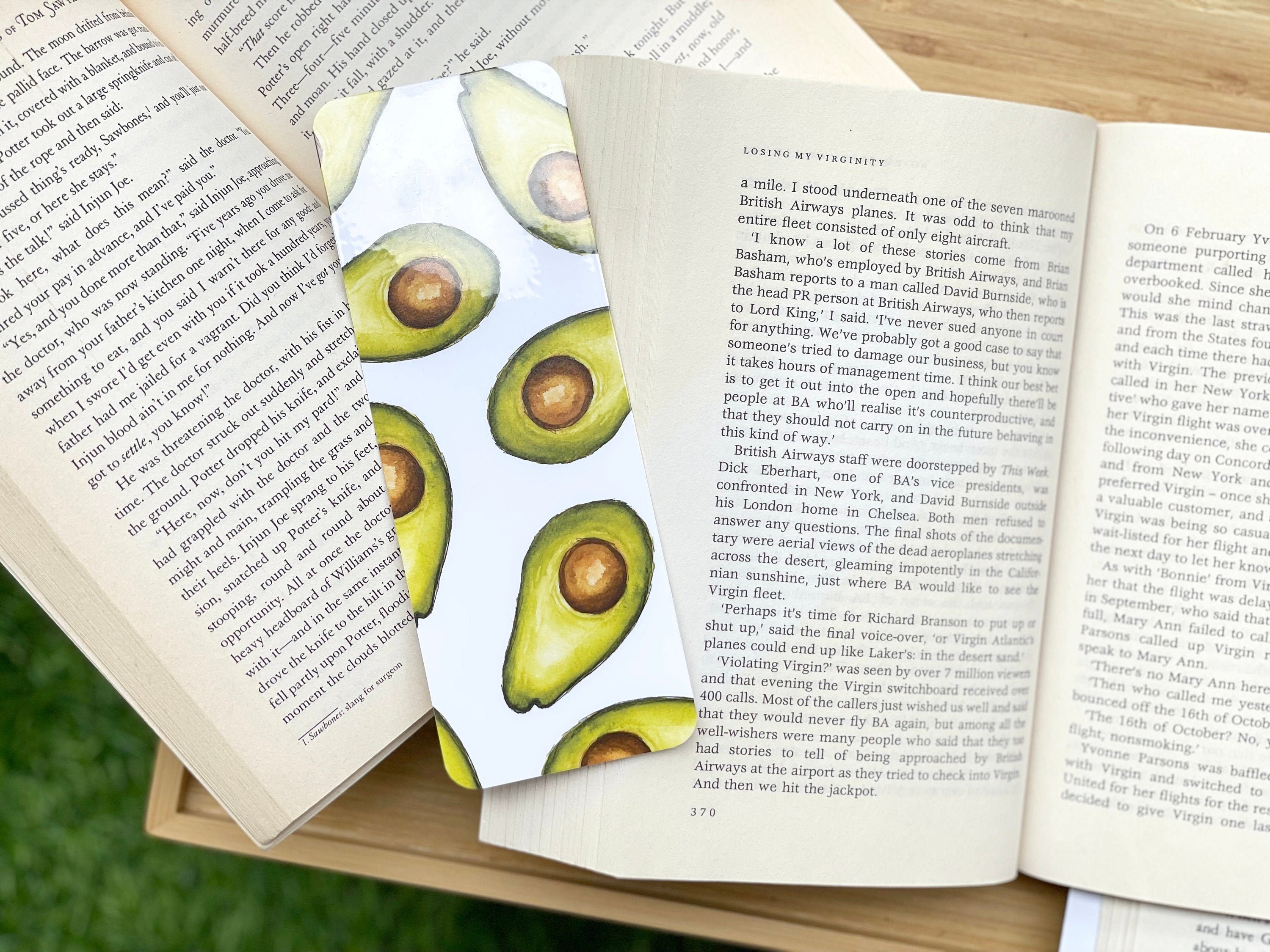 Avocados Bookmark Botanical Watercolor Illustration Print - Etsy