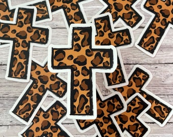 Cheetah Vinyl Waterproof Stickers - Etsy