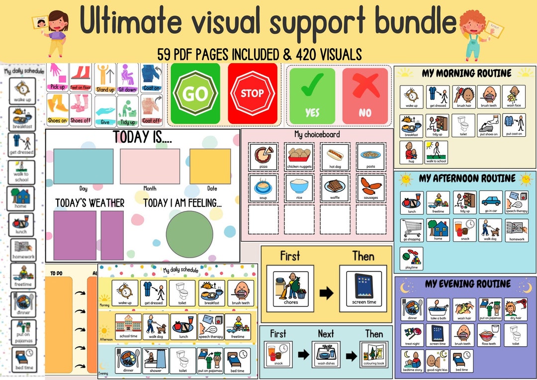 ULTIMATE VISUAL SUPPORT - Home Pack - Etsy