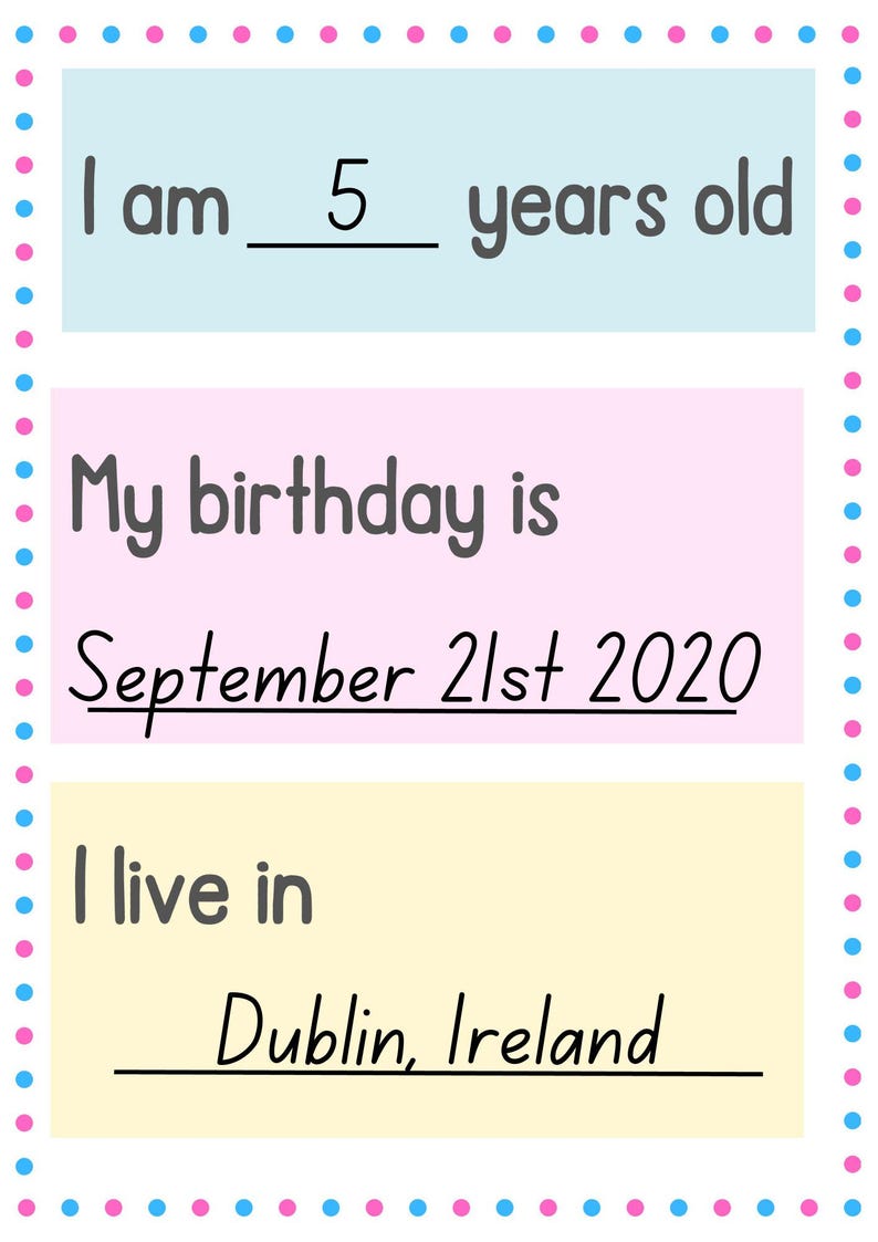 Communication Passport for Autism School Special Education - Etsy UK