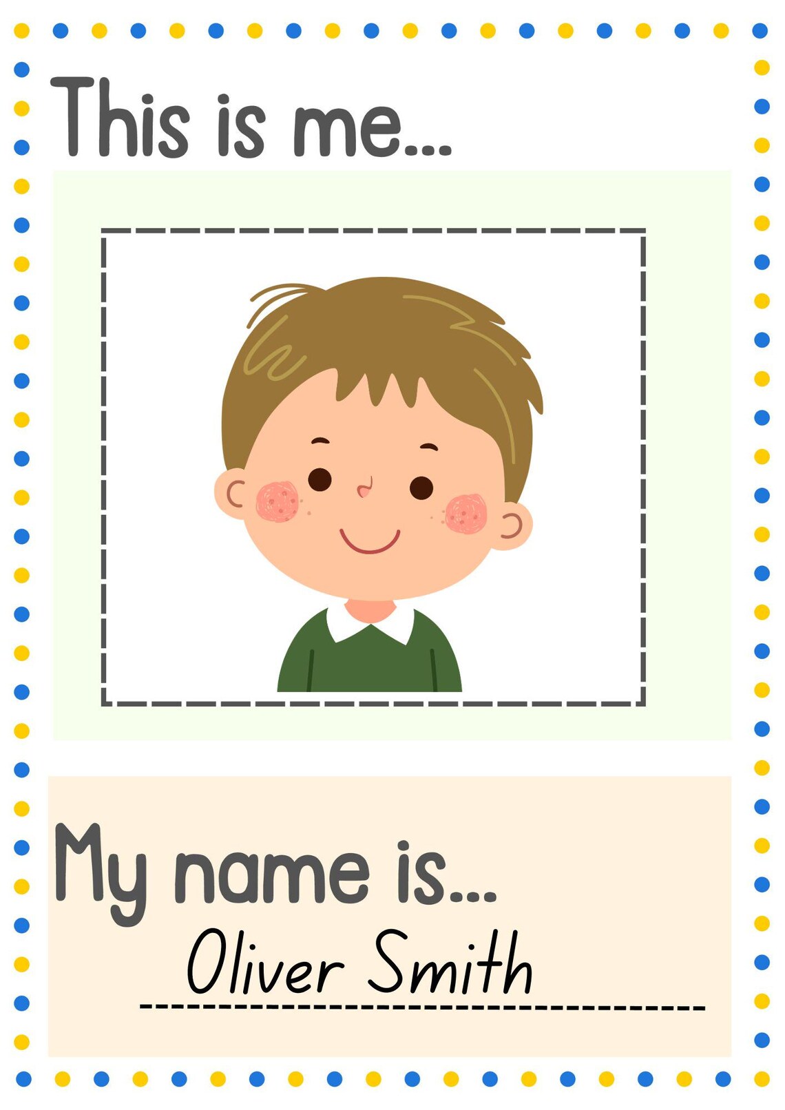 Communication Passport for Autism School Special Education - Etsy