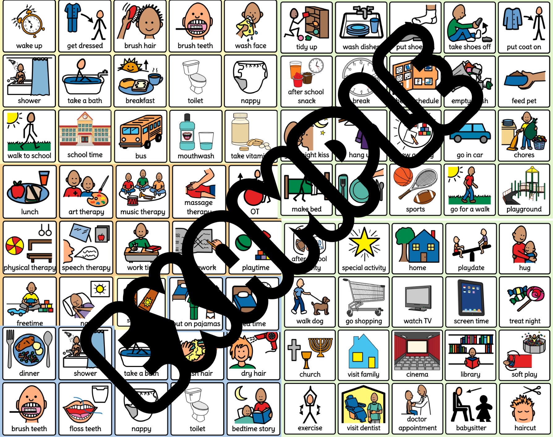 FIRST-NEXT-THEN Visual Support| Autism| Visual Aid| Transitions ...