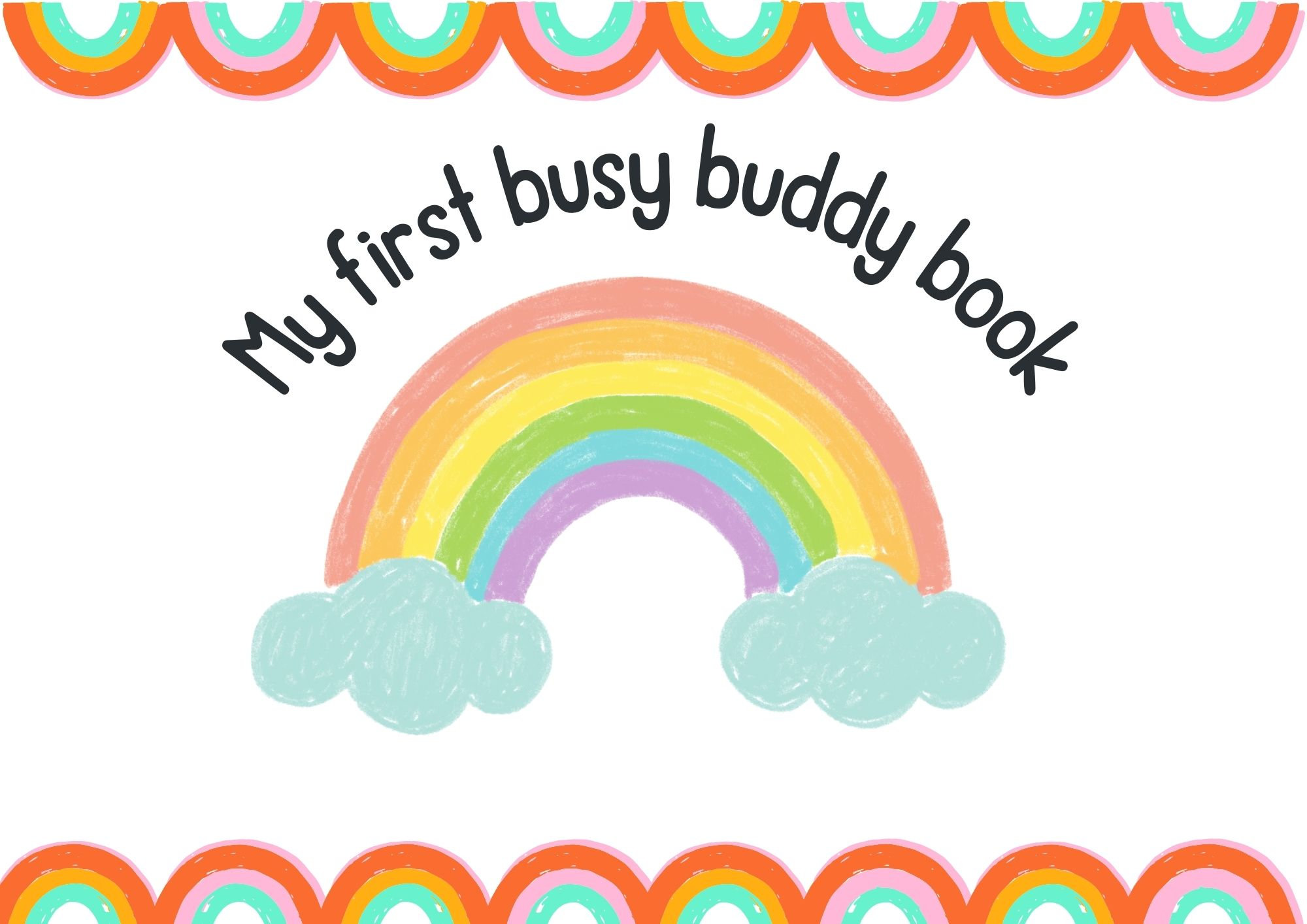 My FIRST Busy Book - Printable DIY- Toddler/prek/montessori ...