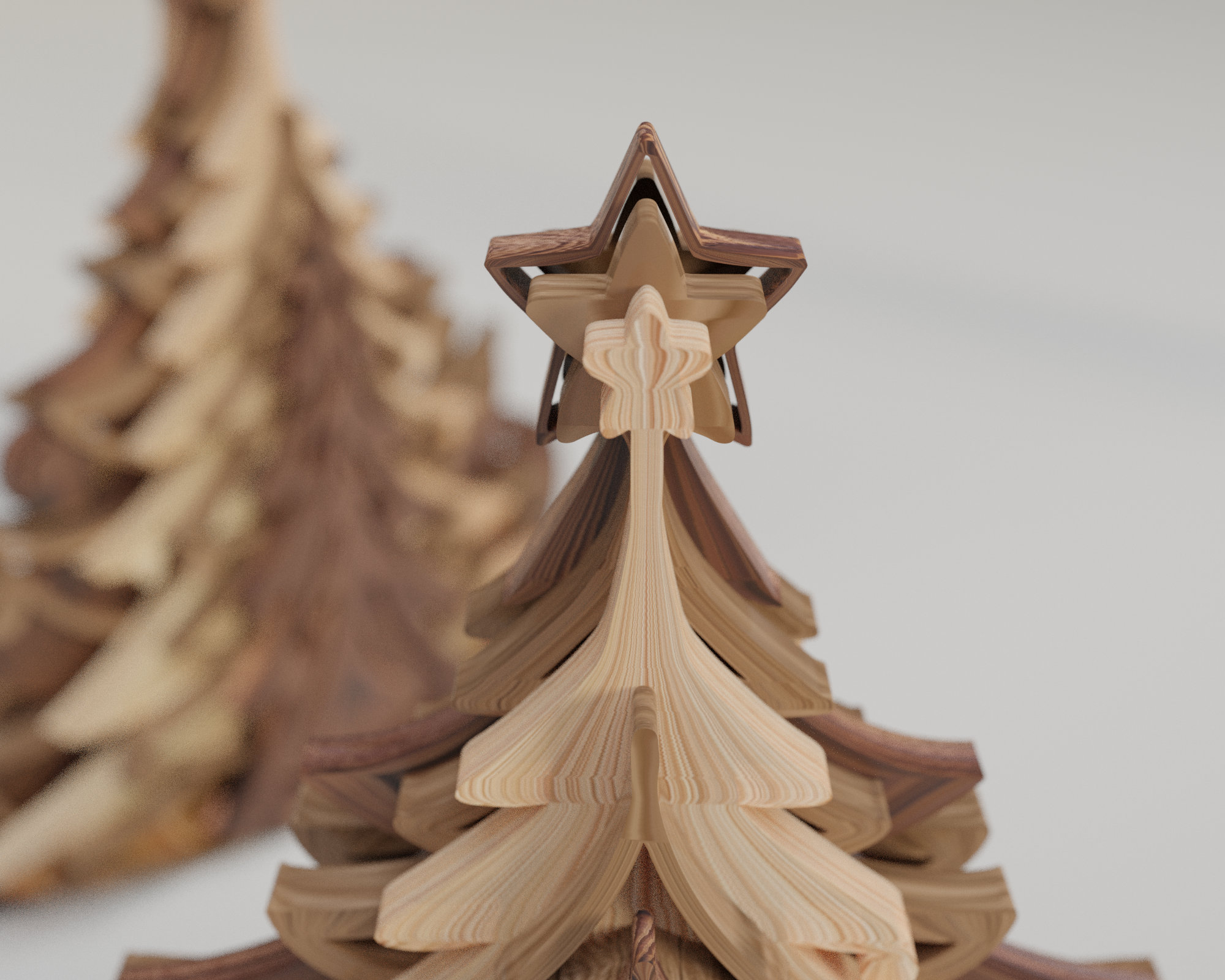 Christmas Trees 9 Layers Decoration Crafting | Etsy