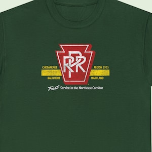 Pennsylvania Railroad T-shirt Vintage Pennsy GG1 PRR Train Shirt ...