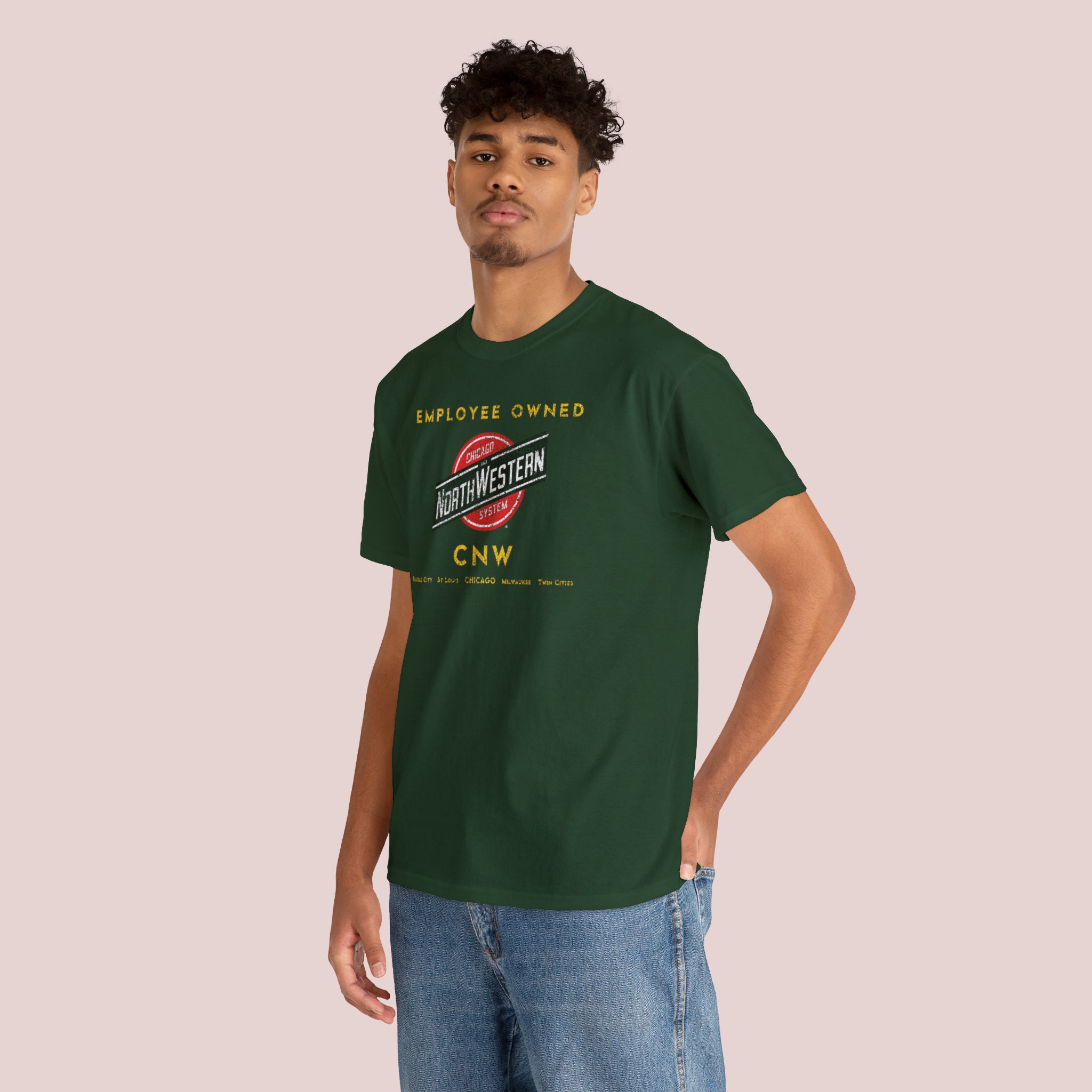 Chicago & North Western Railway | CNW "employee Owned" Retro Logo T ...