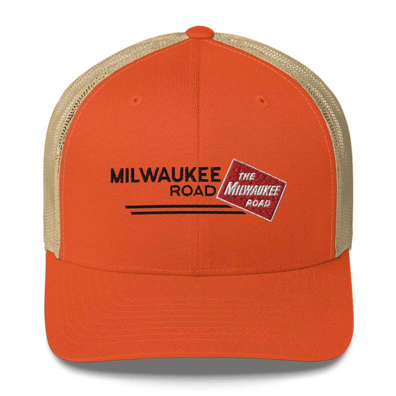 Milwaukee Road Train Hat - Embroidered Railway Memorabilia - Train ...
