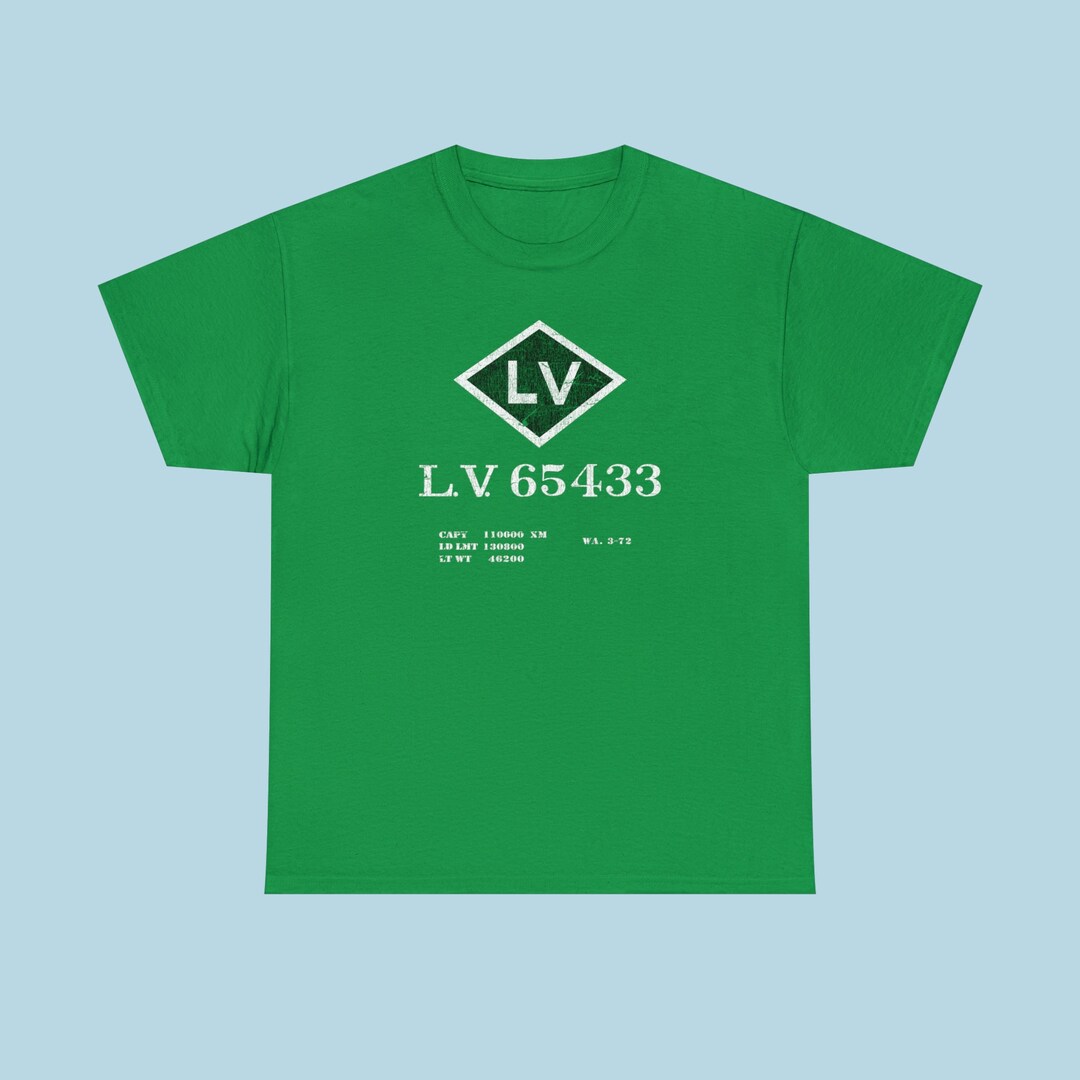 Lehigh Valley Railroad T-shirt | LV Train Shirt & Train Lover Gift ...