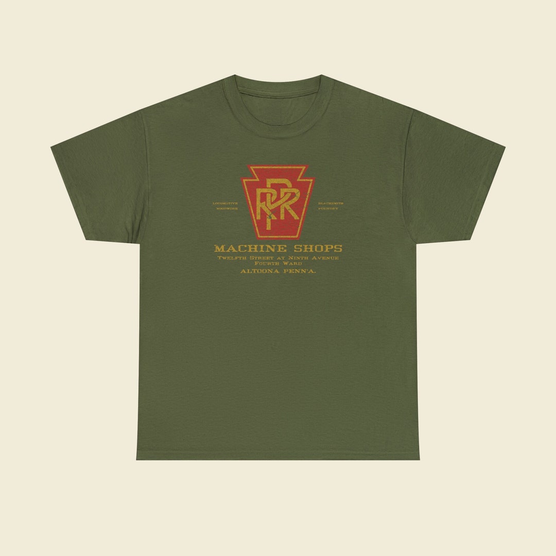 Pennsylvania Railroad T-shirt | Vintage 'juniata Shop' PRR Train Lover ...