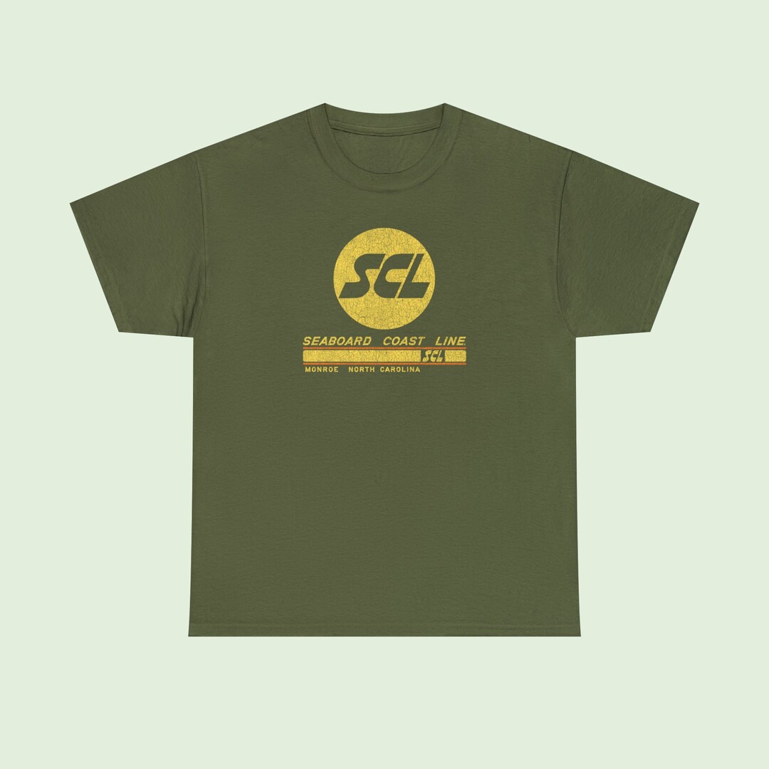 Seaboard Coast Line Railroad T-shirt | SCL Train Shirt, Vintage ...