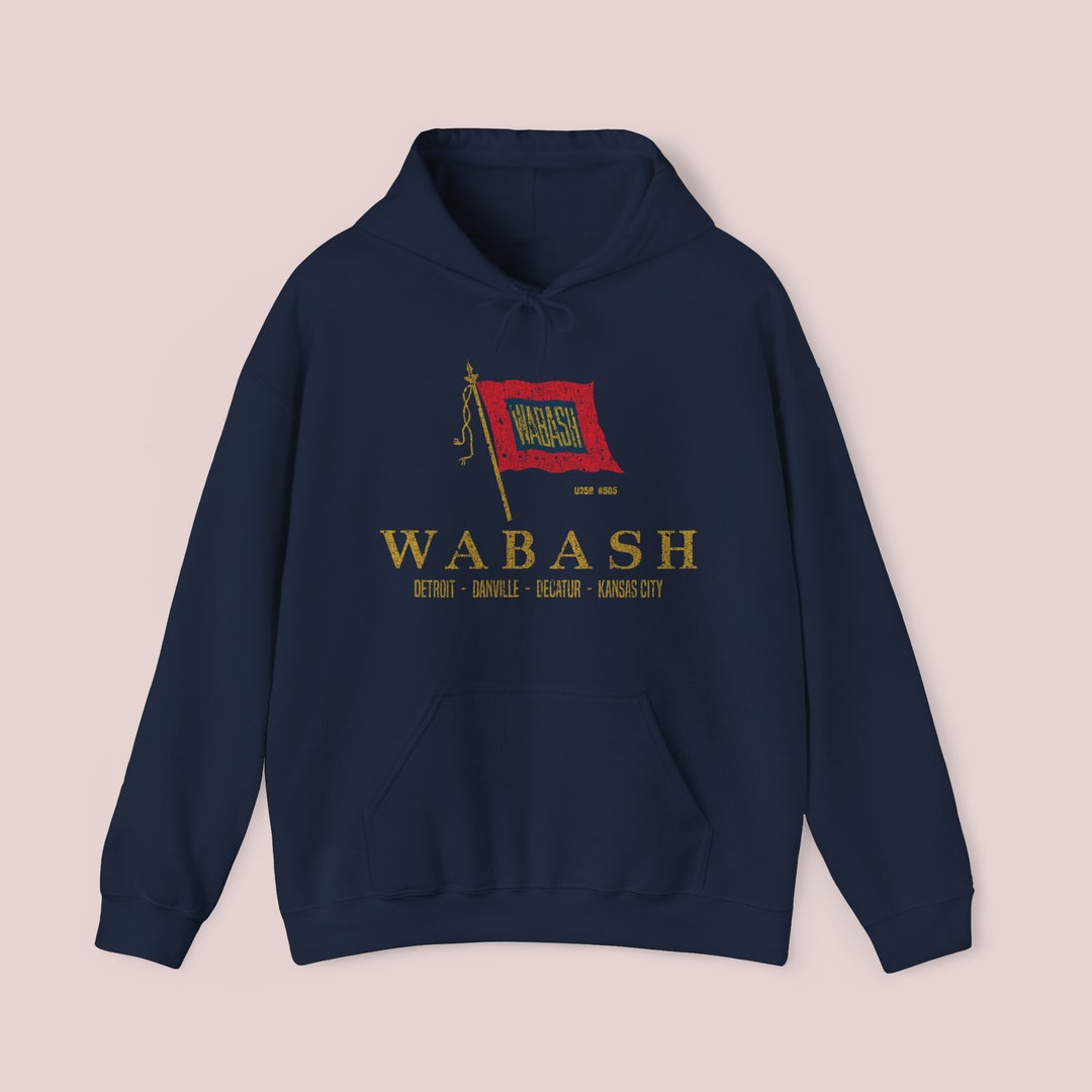 Wabash Railroad Hoodie WAB locomotive Logo Train Gift for Railfans ...