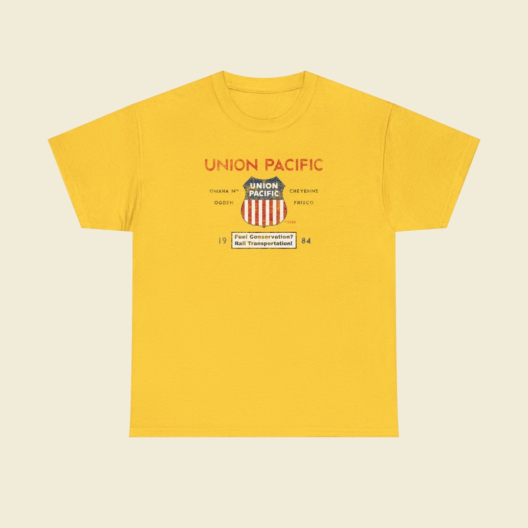Union Pacific Railroad T-shirt | UP Train Lover Gift, Vintage Retro ...