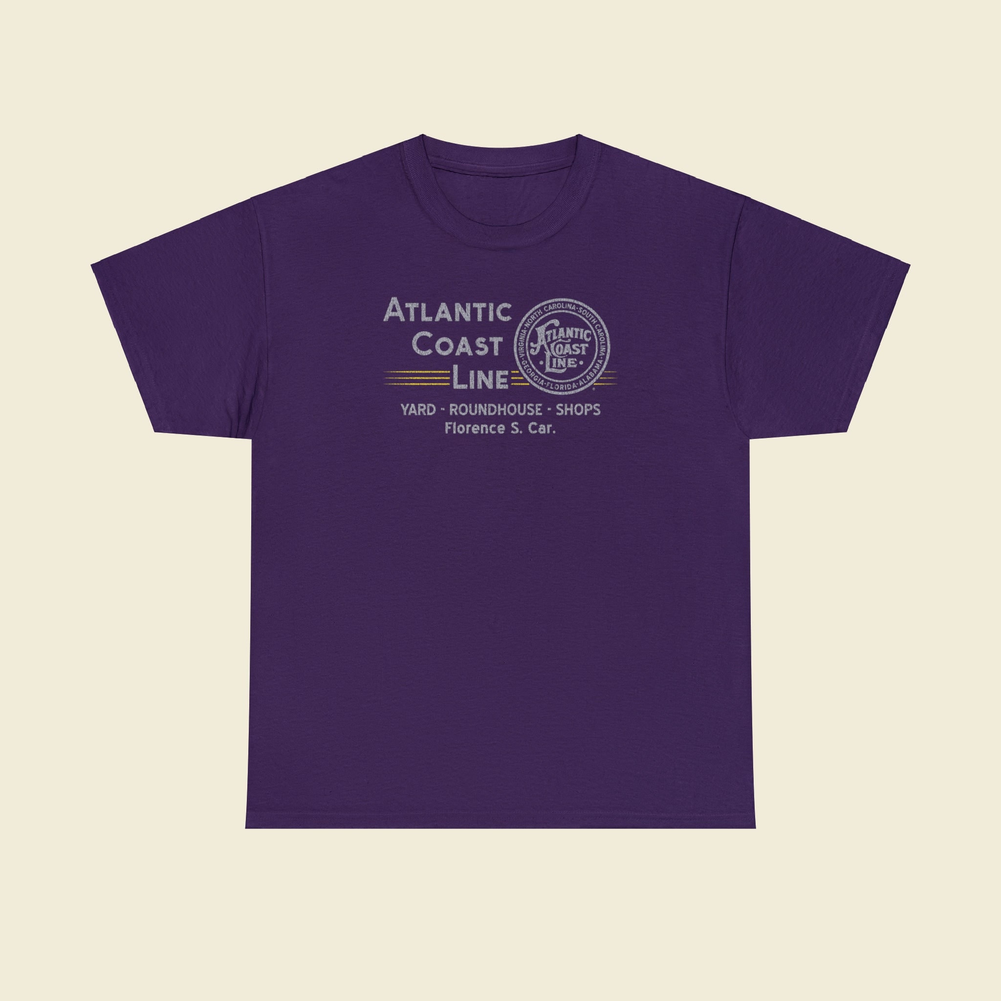 Atlantic Coast Line Railroad T-shirt | ACL Retro Logo Train Lover Gift ...